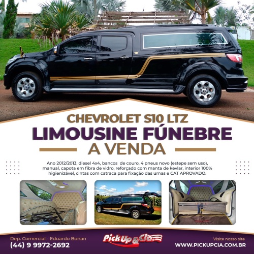CHEVROLET S10 LTZ -LIMOUSINE FUNEBRE -PICKUP & CIA